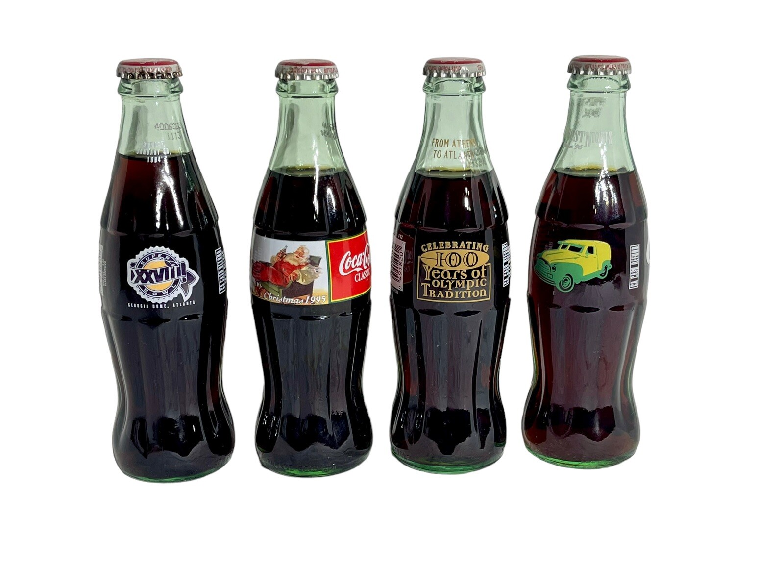 Lot Of 4 commemorative Coca Cola Bottles Unopened Set Of 4 Collectible ...
