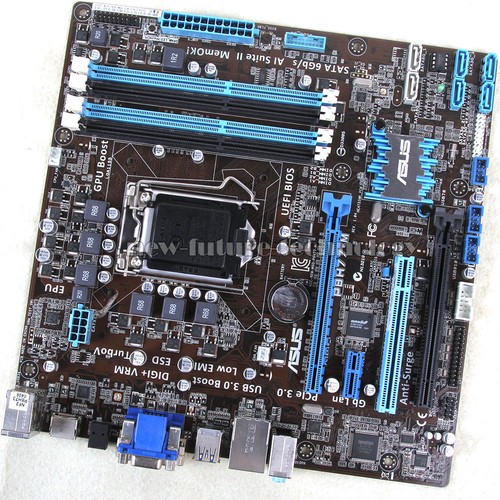 ASUS H77 Motherboard P8H77-M, LGA 1155/Socket H2, Intel H77 Chipset ...