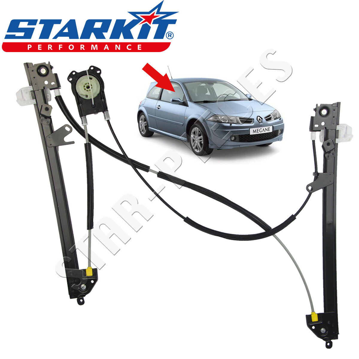 Mécanisme lève-vitre droit RENAULT MEGANE 2 COUPE 02-09 8200325137 ...