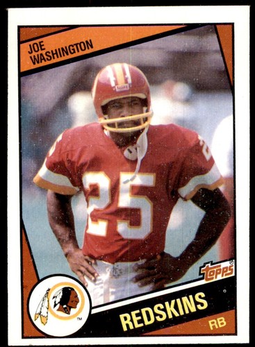 1984 TOPPS JOE WASHINGTON. WASHINGTON REDSKINS #393 | eBay
