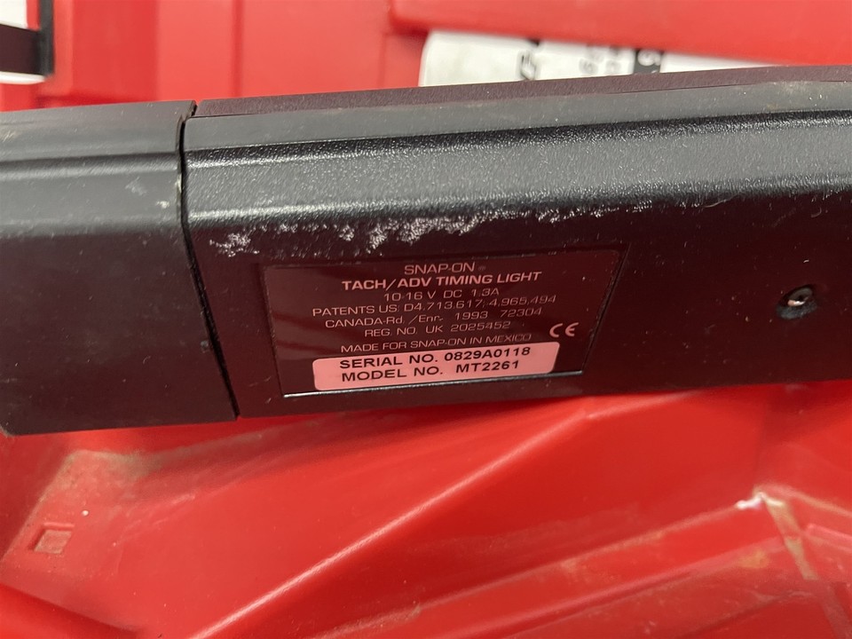 Snap On Tools MT2261 Tach/Advance Timing Light Diagnostic Service Tool ...