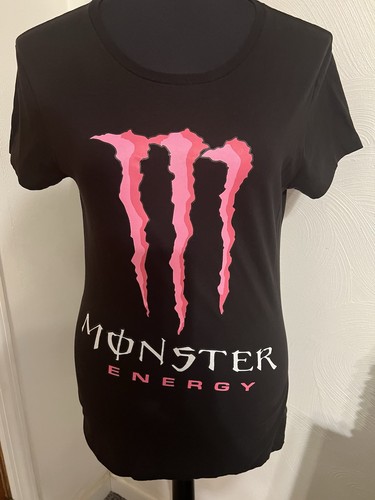 Monster Energy Vintage Y2K T-Shirt Jr Size 2 XL Black Pink | eBay