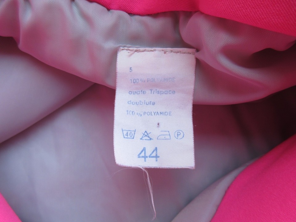 Sweat FUN SKI SURF vintage années 80 sport d'hiver collection noir rose ...