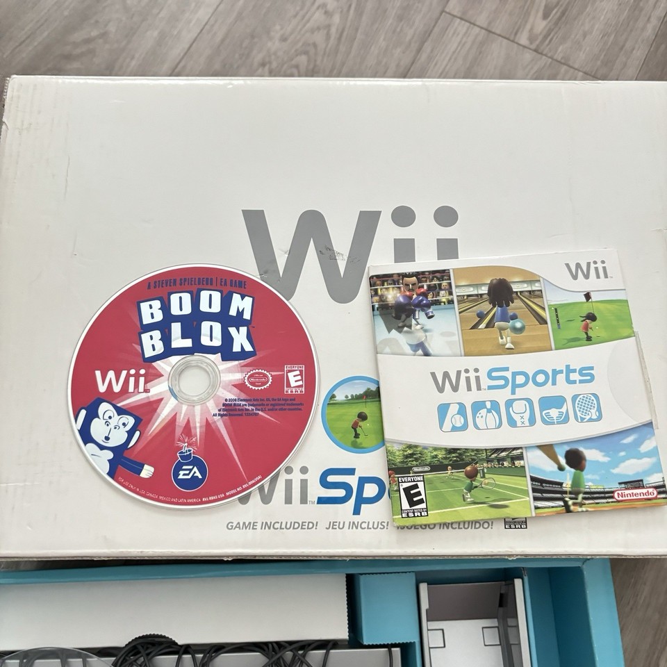 Nintendo Wii OPEN BOX - 1 Controller Wii Sports Tested Bundle ...