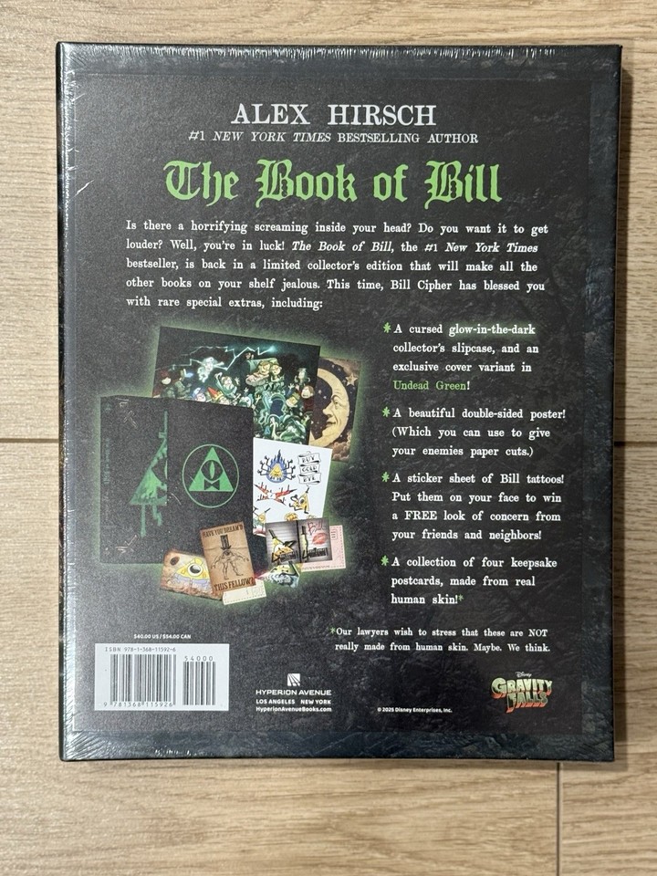 The Book of Bill by Alex Hirsch (2025, Hardcover) Signed/Autographed | eBay