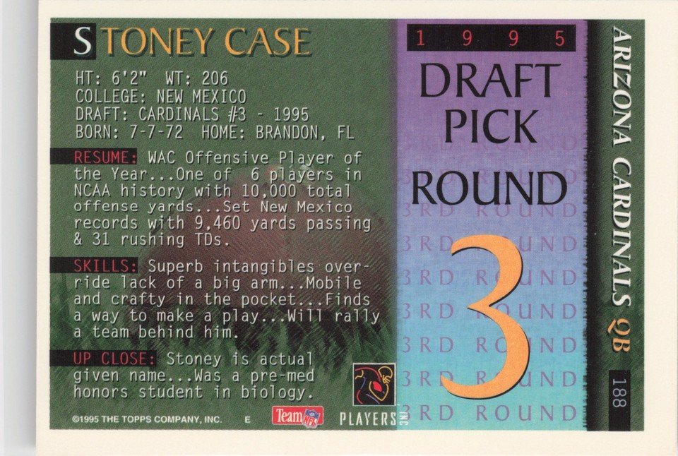 1995 Bowman #188 Stoney Case | eBay