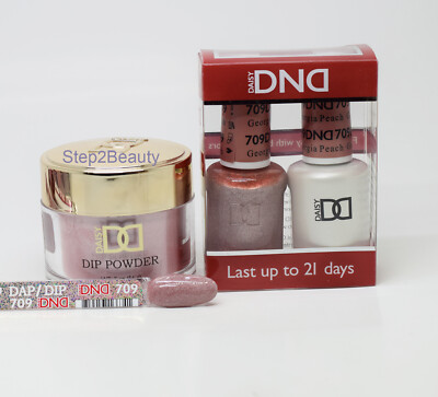 DND Trio Dipping powder + Soak off gel + Nail lacquer - #709 Georgia ...
