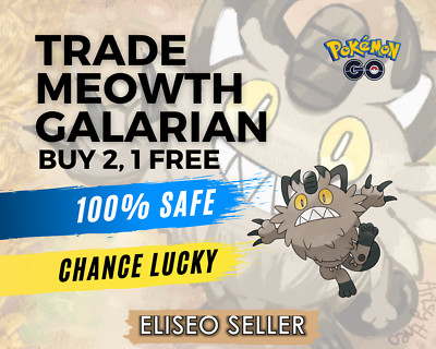 Pokemon Galarian Meowth GO - Galar Form Meowth | eBay