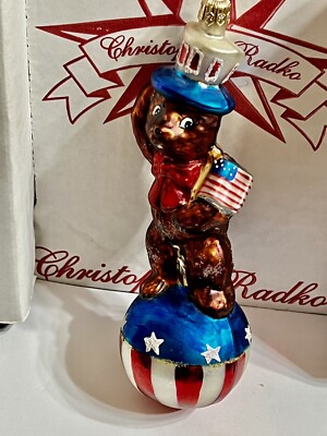 Radko TEDDY for PRESIDENT 97-245-0-Poland Patriotic Flag Bear 7” Stars ...