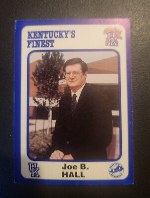 Joe B Hall 1988 Kentuckys Finest Kentucky Wildcats HOF | eBay