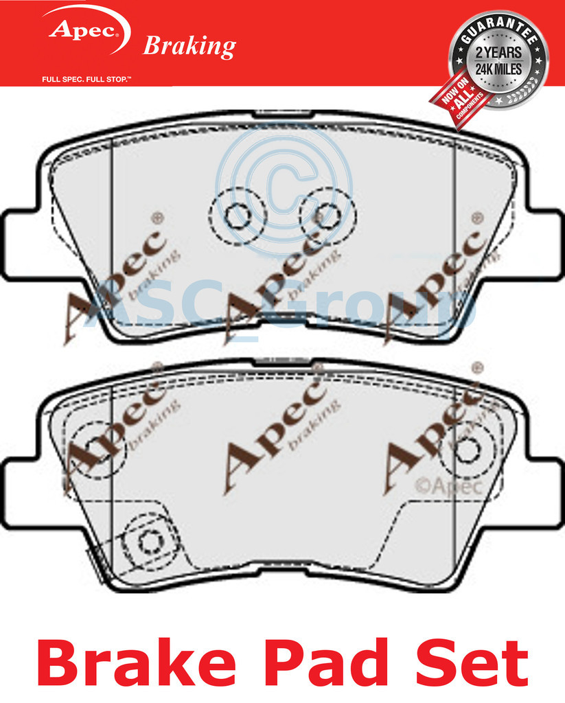 Apec Rear Brake Pads Set OE Quality Replacement PAD1754 | eBay UK