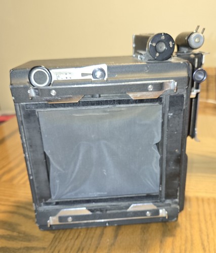 Crown Graphic Graflex 4x5 Large Format Camera w/ Graphex Optar 135mm F ...