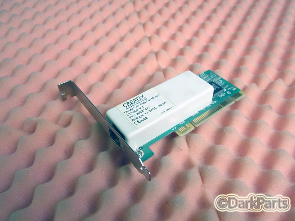 Creatix 20023477 PCI Fax Modem Card | eBay