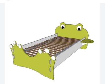 Princess Frog Bed frame | eBay