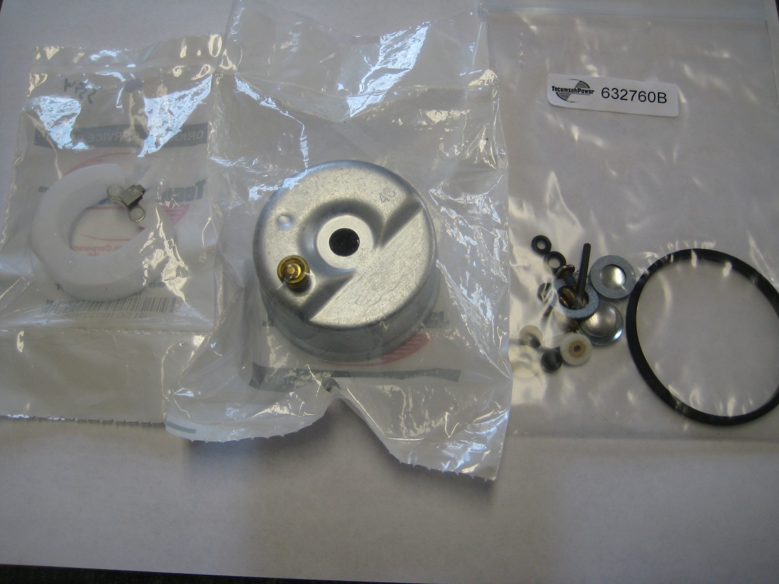 Tecumseh engine 632760 631951 632816 carburetor float bowl kit genuine ...