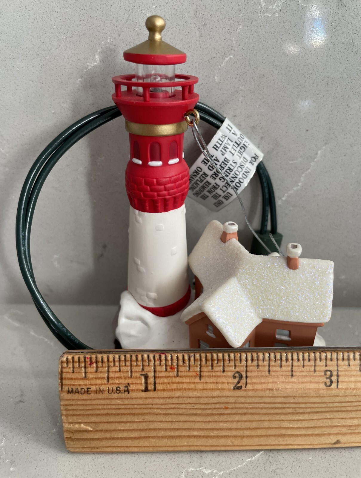 Hallmark Ornament Magic Collectors Series Lighthouse Greetings Flashing ...