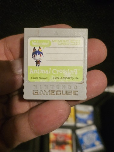 Nintendo GameCube Memory Card 59 Blocks Gray DOL-008 Animal Crossing | eBay