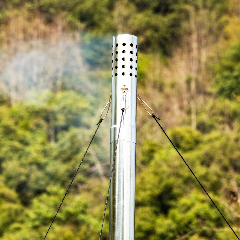 Stove Pipe Spark Arrestor for Camping Chimney Cap 2.36in*10.23in ...