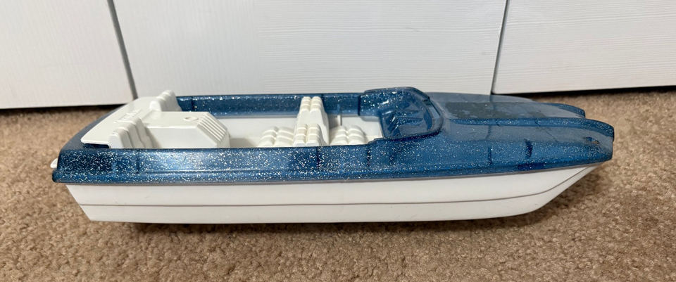 VINTAGE TONKA CLIPPER SPEEDBOAT BOAT METALLIC GLITTER BLUE | eBay