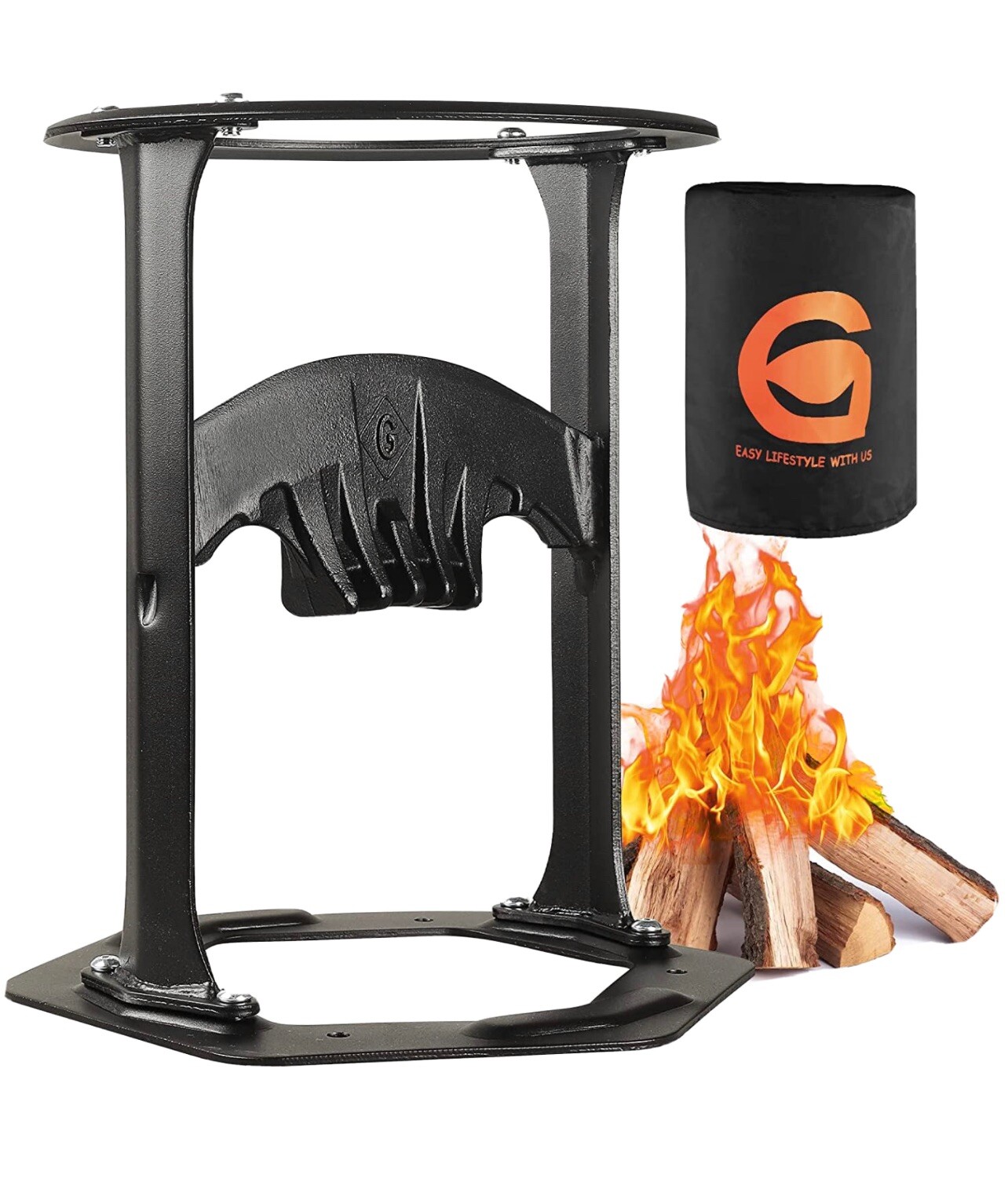 How To Light A Log Burner With Kindling Splitter | Homeminimalisite.com