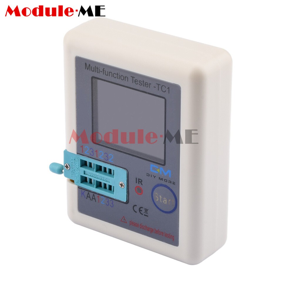 LCR-TC1 Transistor Tester TFT Diode Triode Capacitance Meter LCR ESR ...