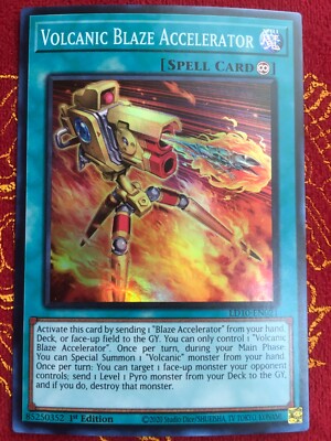 Yugioh Volcanic Blaze Accelerator Soulburning Volcano LD10-EN021 LP | eBay