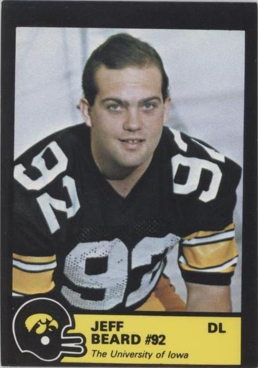 1987 Iowa Hawkeyes Team Issue - Jeff Beard (RC) for sale online | eBay