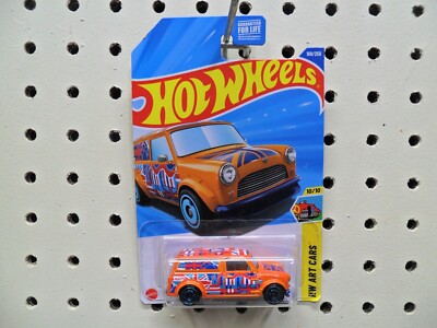 2025 hot wheels orange 67 Austin Mini Van HW art cars 10/10 169/250 | eBay