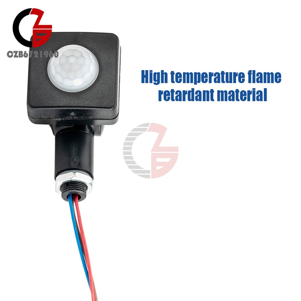 LED Security PIR Infrared Motion Sensor Detector Switch Outdoor Light ...