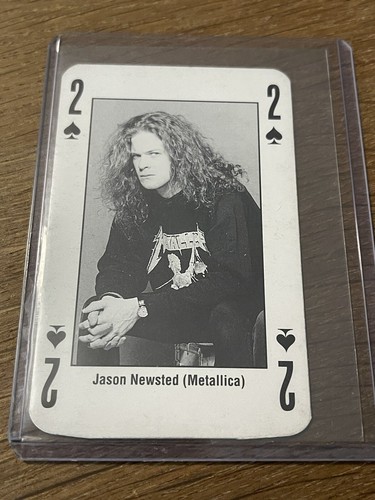 1993 Kerrang Music Card King Metal Playing Cards Metallica Jason ...