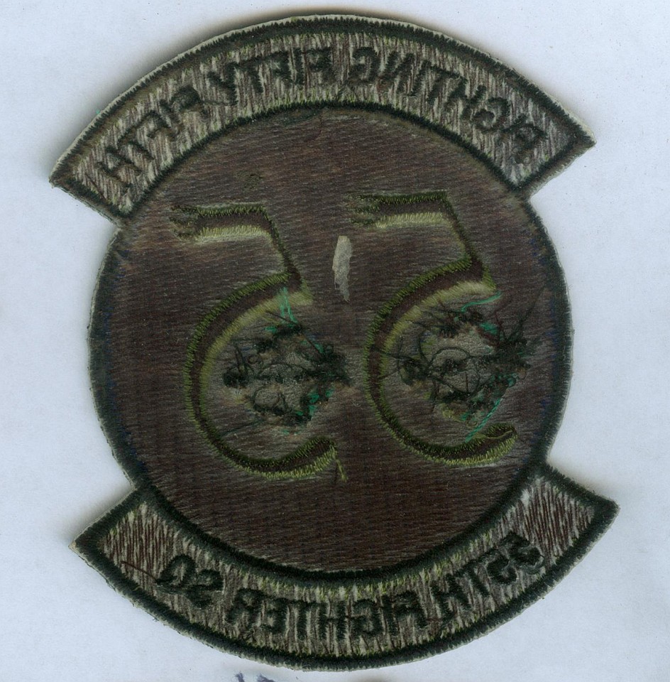 VIETNAM ERA USAF 55TH FIGHTER SQUADRON PATCH INSIGNIA FIGHTING FIFTY ...