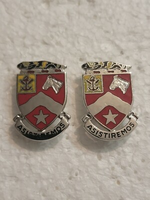 Original US Army 9th Engineer Battalion Distinctive Insignia DI DUI ...