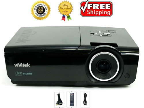 Vivitek D935VX DLP Projector 3000 ANSI HD 4k HDMI Cable Remote Bundle ...