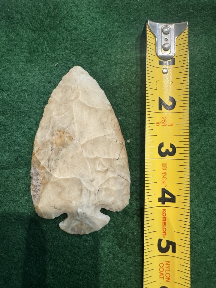 Native American Button Base Dovetail Arrowhead Point | eBay