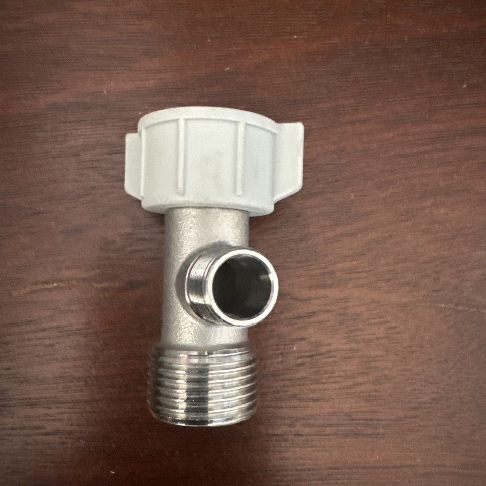 Metal Brass T Adapter Valve 3 Way 7/8 *7/8 * 3/8 , Plastic Head ...