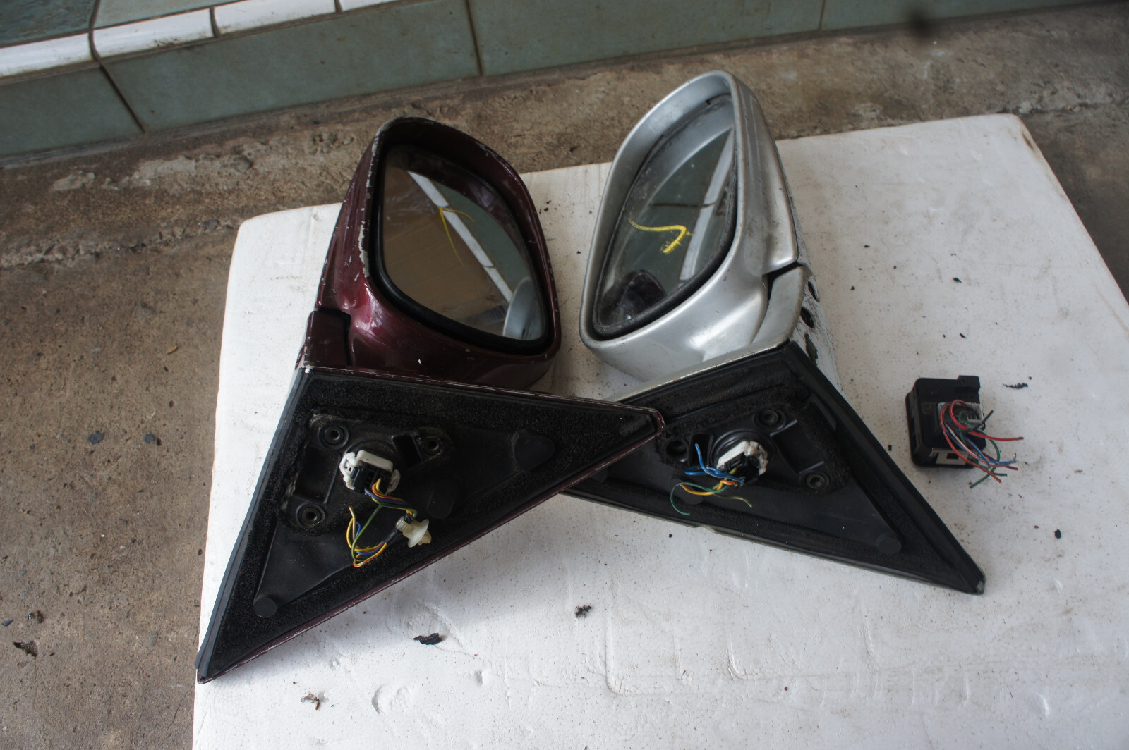 JDM Honda Civic Ek3 ek SO4 Sedan 4door power folding side mirrors 96-00 ...
