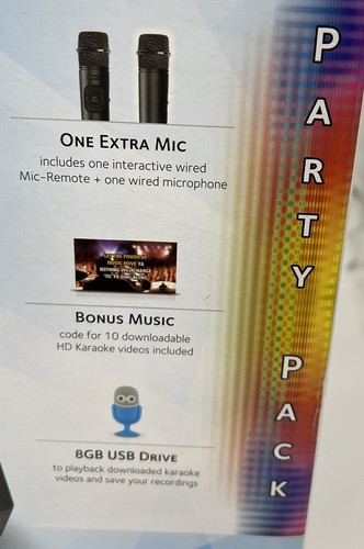 The Singing Machine Vibe Hi-def Digital Karaoke System SDL366 for sale ...