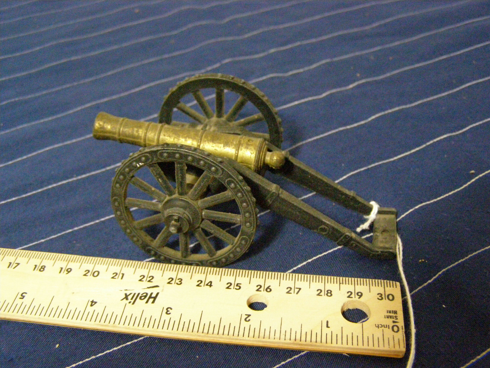 Vintage Civil War Cannon Replica Metal Cannon Brass Barrel PENNCRAFT MT ...