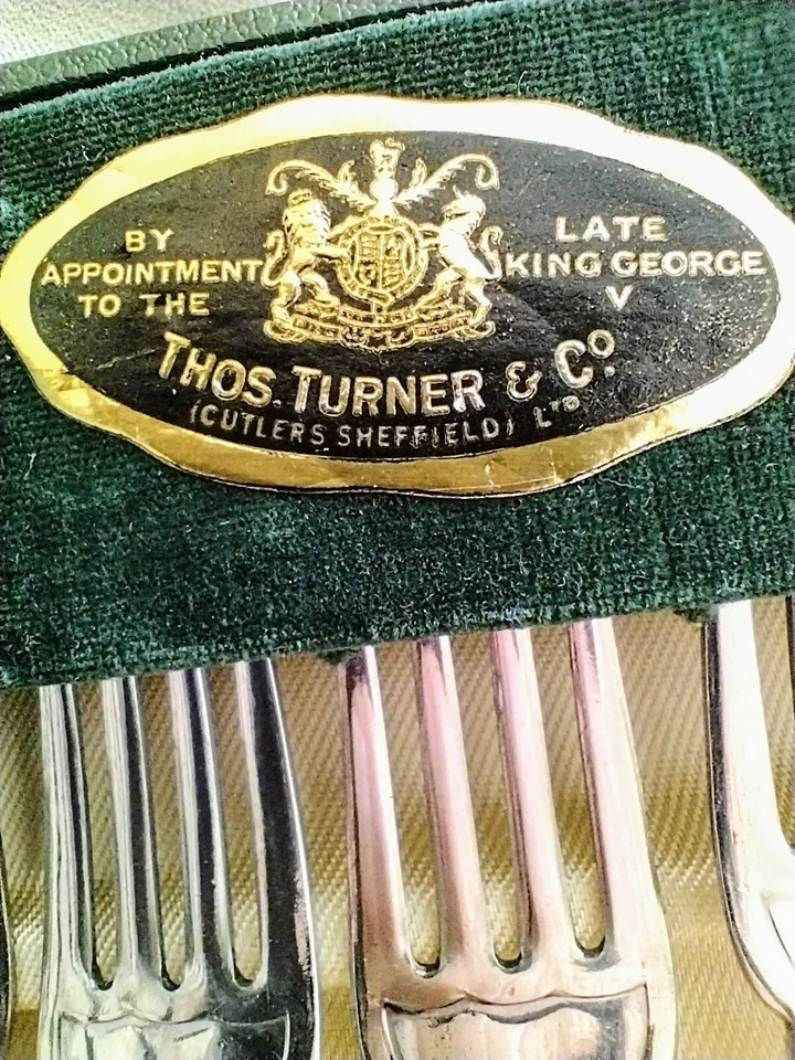 Thomas Turner & Co Fish Cutlery Set. George V | eBay UK