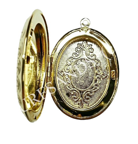 52071.3 - 200 Gold Plated Lockets for sale Extra Large Sized Lockets or ...