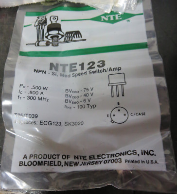 NTE Electronics NTE123 Speed Switch | eBay