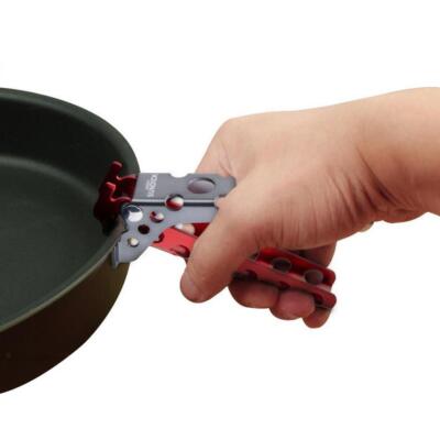 Aluminum Pot Tongs, Lifting Handle, Cooking Tong, Camp Cookware Holder ...