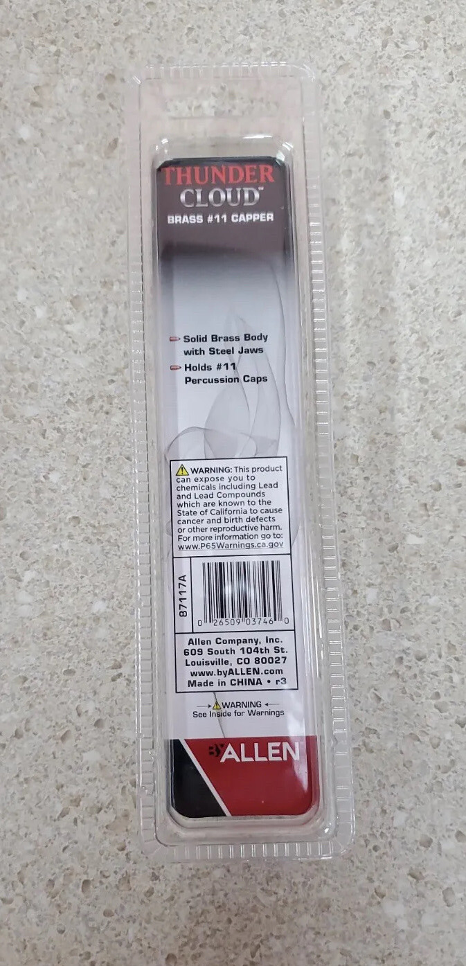 Black Powder Accessories Brass #11 Capper Muzzleloaders In-Line Thunder ...