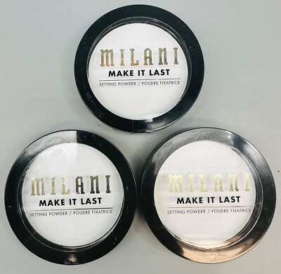 Milani Make It Last Setting Powder Color #110 Matte 3PK x 0.28oz | eBay