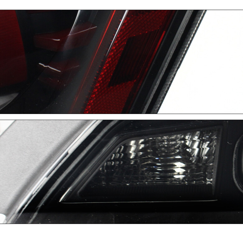 For 2008-13 G37/2014-15 Q60 Coupe 2Dr LED Tail Lights Rear Lamp Black ...