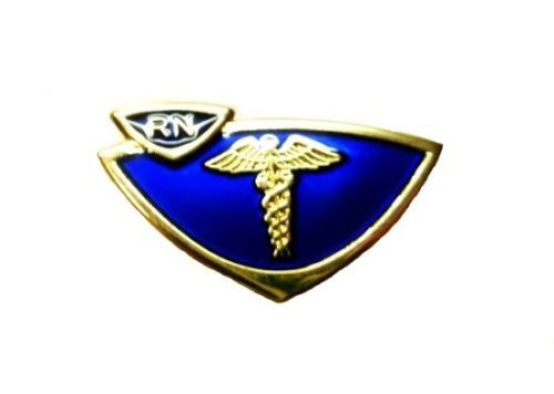 RN Registered Nurse Lapel Pin Medical Emblem Graduation Caduceus ...