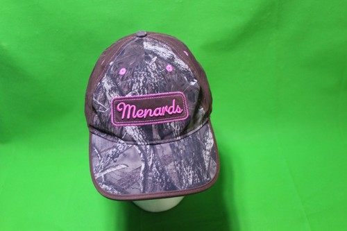 Menards Pink Camo Ladies Womens Baseball Hat Cap building supplies ...
