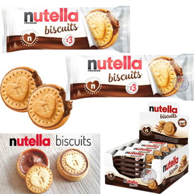 Nutella Biscuits 41g - 3 Biscuits in Pack Biscuit with Hazelnut Spread ...