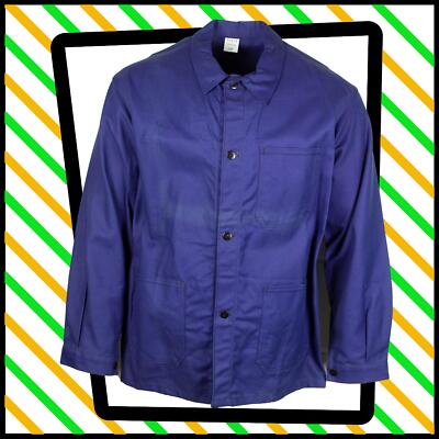 Workwear Classic French Chore JACKET Blue Size Large 257 B | eBay