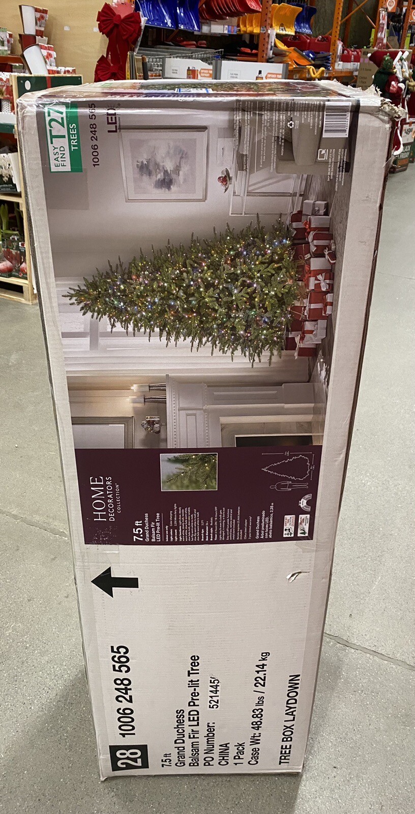 NIB HOME DECORATORS COLLECTION VIRAL GRAND DUCHESS FULL CHRISTMAS TREE ...